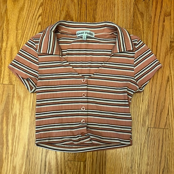 Almost Famous | Tops | 32 Almost Famous Rose Pink And Earth Tones ...